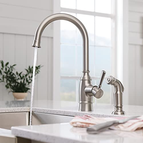 Moen G18121 1800 Series 30-Inch X 21-Inch Stainless Steel 18 Gauge Single Bowl Farmhouse Kitchen Sink