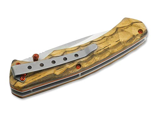 MAGNUM by Boker Red Pupil Folding Pocket Knife 01SC071, Brown