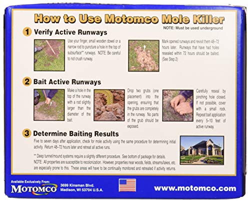 Motomco Plac Mole Killer Grub Formula (8 Placements)