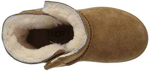 UGG unisex child Keelan Ankle Boot, Chestnut, 7 Toddler US