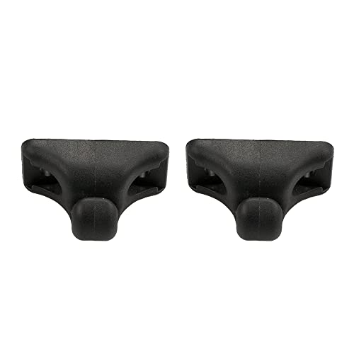 RLB-HILON Sun Visor Clip 94473143900 Compatible with Porsche 924 944 968, Sun VisorĀ Retainer Clip, Black Color, 2PCS