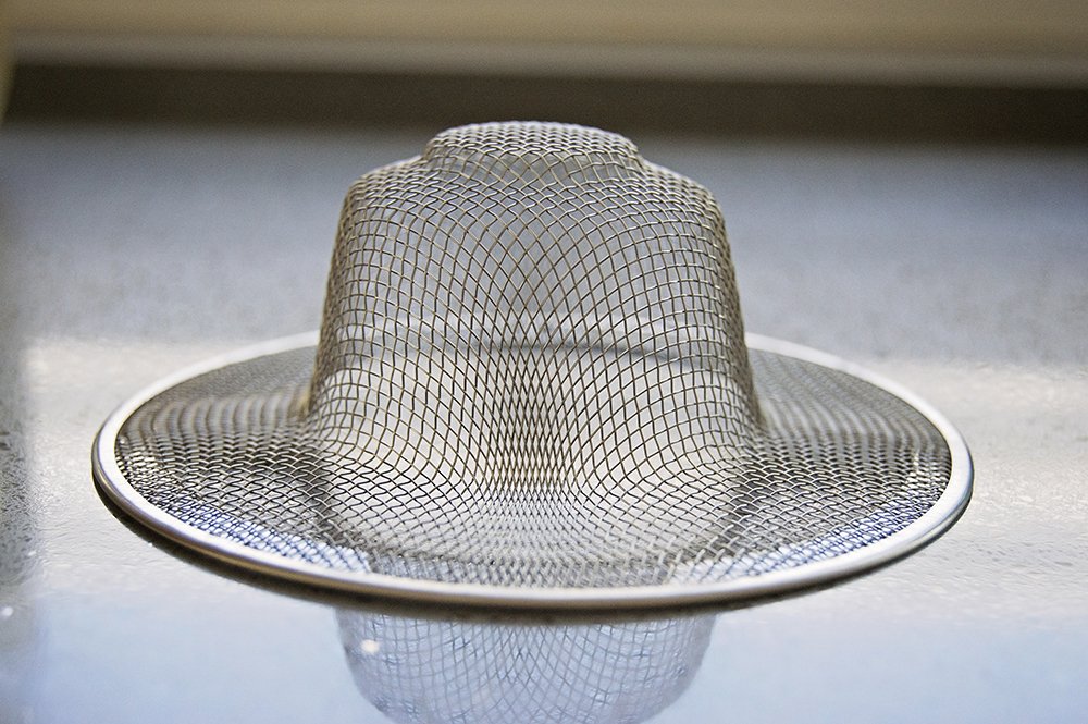 Mesh Sink Strainer, Prevents Sink Clogging From Food & Hair, Great for Stainless Steel Sinks, Set of 2