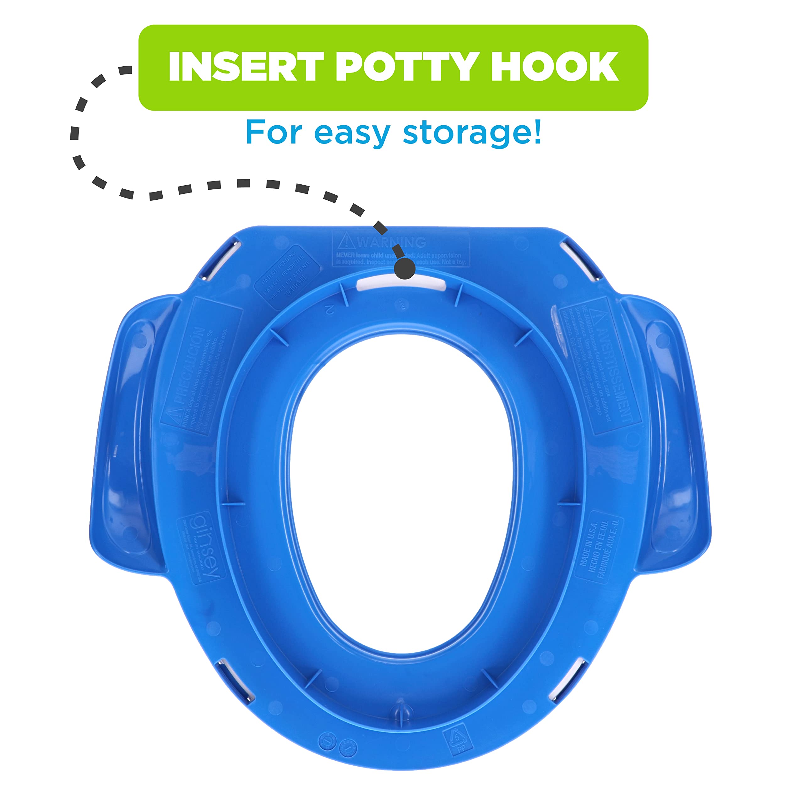 Nickelodeon Blue's Clues Soft Potty Seat and Potty Training Seat - Soft Cushion, Baby Potty Training, Safe, Easy to Clean