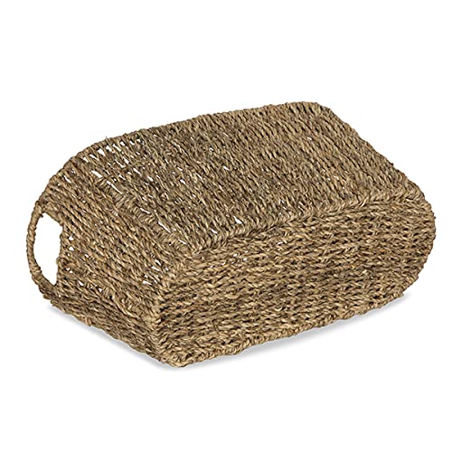 The Lucky Clover Trading Michaela Slim Sea Grass Oval Utility Basket 18 in