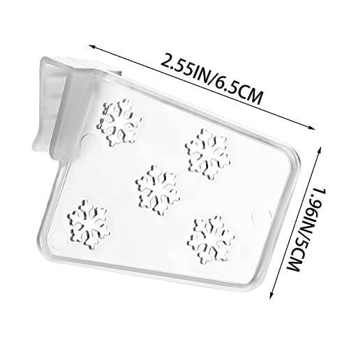 Plastic Refrigerator Dividers, 10 Pcs Adjustable -on Storage Box,Dresser Drawer Separators Tidy,Pantry - for Bedroom, Closet,