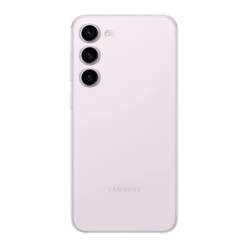 SAMSUNG Galaxy S23 Clear Slim Phone Case, Protective Cover w/Glossy, Thin Design, Protects from Drops and Scratches, Premium, Durable Material, US Version, EF-QS911CTEGUS, Transparent