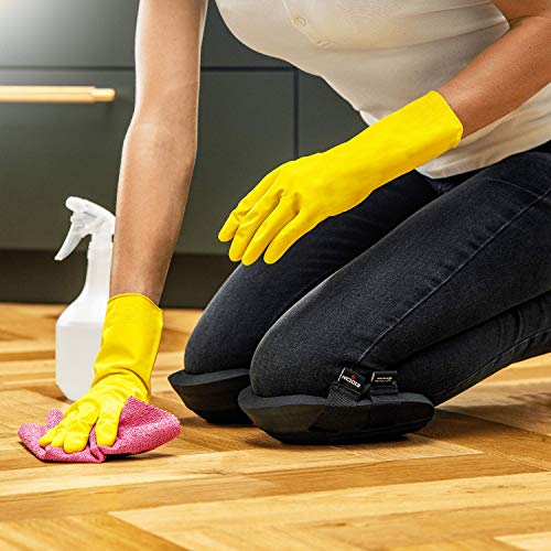 NoCry Foam Knee Pads for Work β Waterproof and Lightweight Knee Pads for Cleaning, and Easy Fit Knee Pads for Gardening with Adjustable Straps β Perfect Work Knee Pads for Women