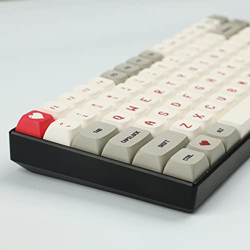 YMDK 146 Key Gameboy Dye Sub ZDA PBT Keycap Similar to XDA for MX Keyboard 104 87 61 Melody 96 KBD75 ID80 GK64 68(Only Keycap) (Gameboy)