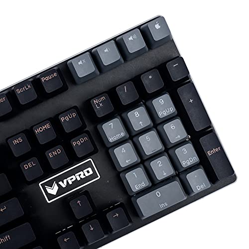 YMDK Double Shot 108 Dyed PBT Shine Through OEM Profile Dolch Keycap for MX Switches Mechanical Keyboard(Only Keycap) (Dolch)