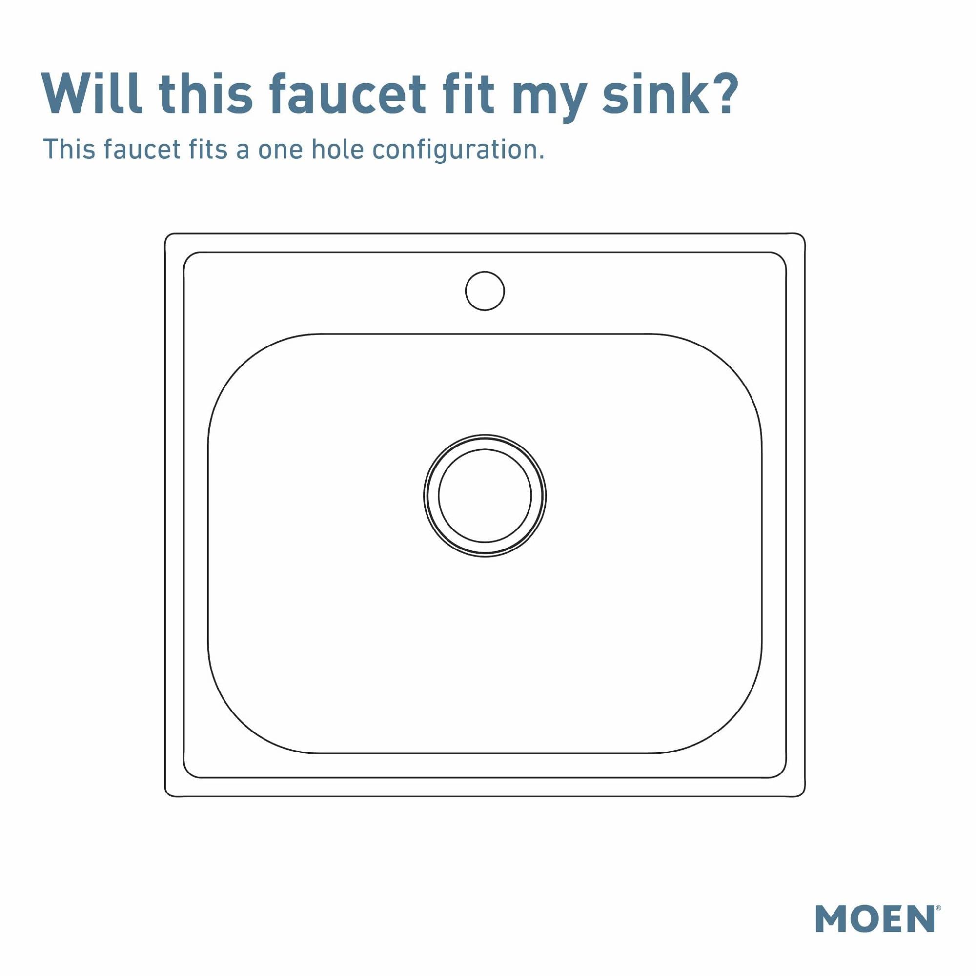 Moen Weymouth Oil Rubbed Bronze One Handle Spring Pulldown Kitchen Faucet, Farmhouse Kitchen Sink Faucet with Power Boost for a Faster Clean, S73104ORB