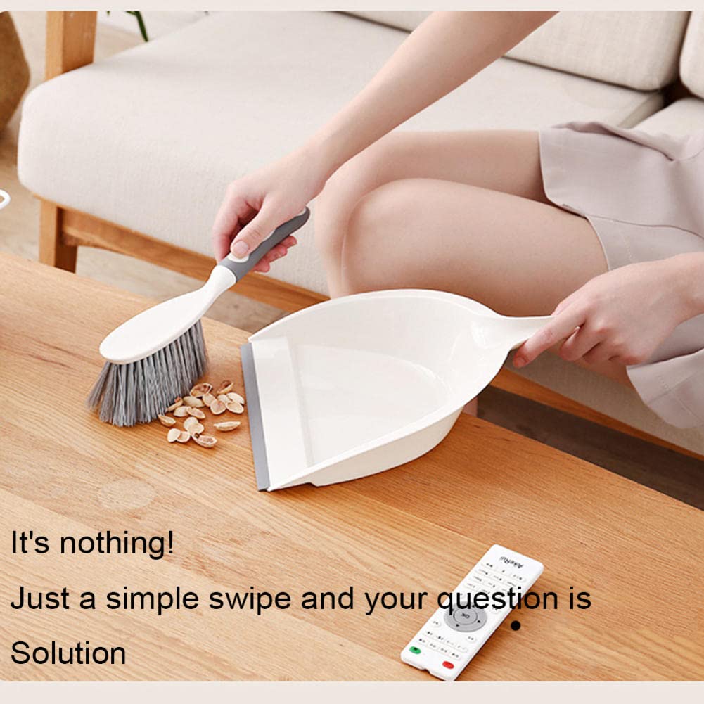 Mini broom, dustpan set, children's pet cleaning broom, student desktop broom, dustpan combination small,broom with dustpan combo set,mini broom and dustpan set, for dining tables, tables, sofas