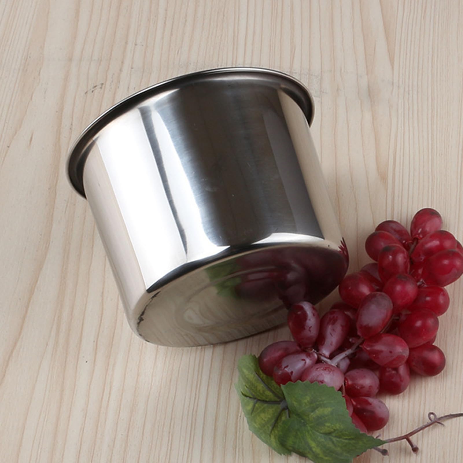 Stew Pot Stainless Steel Non Stick Lid Soup Seasoning Container Kitchen Utensil (S(15.2x8.8x3.1cm))