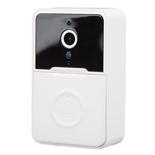 Tbest Ring Doorbell,Door Bell Cameras Wireless,Mini Camera,Smart Video Doorbell Wireless Two Way Audio Remote Video Call IR Night Vision for Home White Tbestvy4fs59ebm