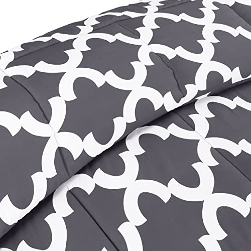Utopia Bedding California King Comforter Set (Cal King, Grey) with 2 Pillow Shams - Luxurious Brushed Microfiber - Down Alternative Comforter - Soft and Comfortable - Machine Washable