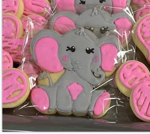LUBTOSMN New Elephant Cookie Cutter-3.5 inch-Biscui Cookie Cutters Fondant Molds for Baby Shower Birthday Party