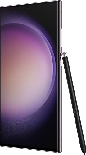 SAMSUNG Galaxy S23 Ultra 5G S9180 Dual 256GB 12GB RAM, 200 MP Camera, Factory Unlocked, NGP Wireless Charger Included β Lavender
