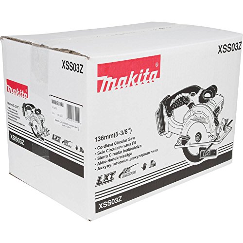 Makita XSS03Z 18V LXT Lithium-Ion Cordless 5-3/8-Inch Circular Trim Saw (Tool Only, No Battery)