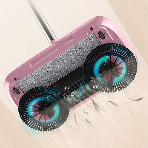 Leftwei Carpet Sweeper, Household Hand Push Sweeper Mini Hand Push Sweeper Mop Carpet Broom Dustpan for Homes Dormitories Apartments Hotels Office Buildings (Pink), LEFTWEI1PYFAZE0GG-12