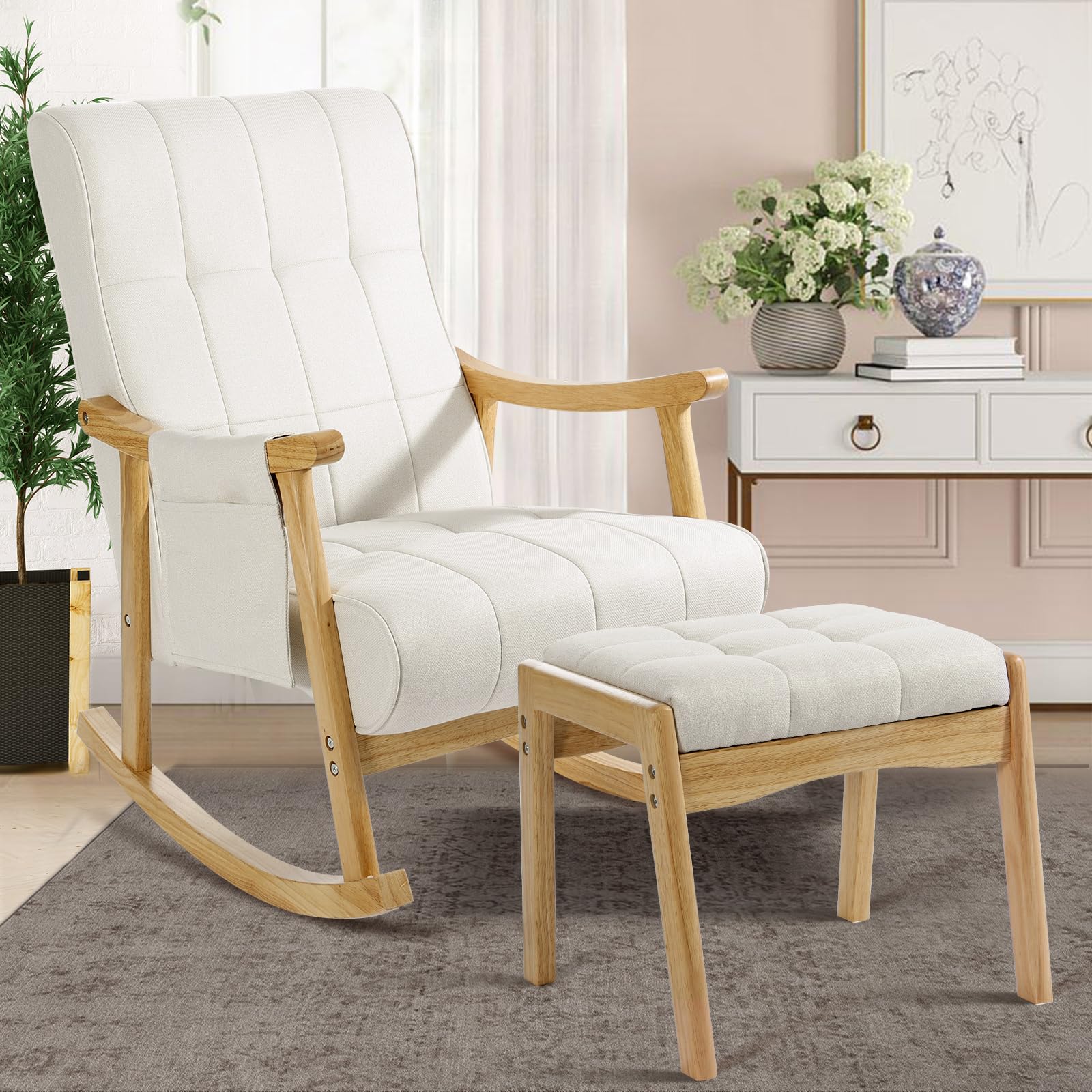 NOBLEMOOD Nursery Rocking Chair