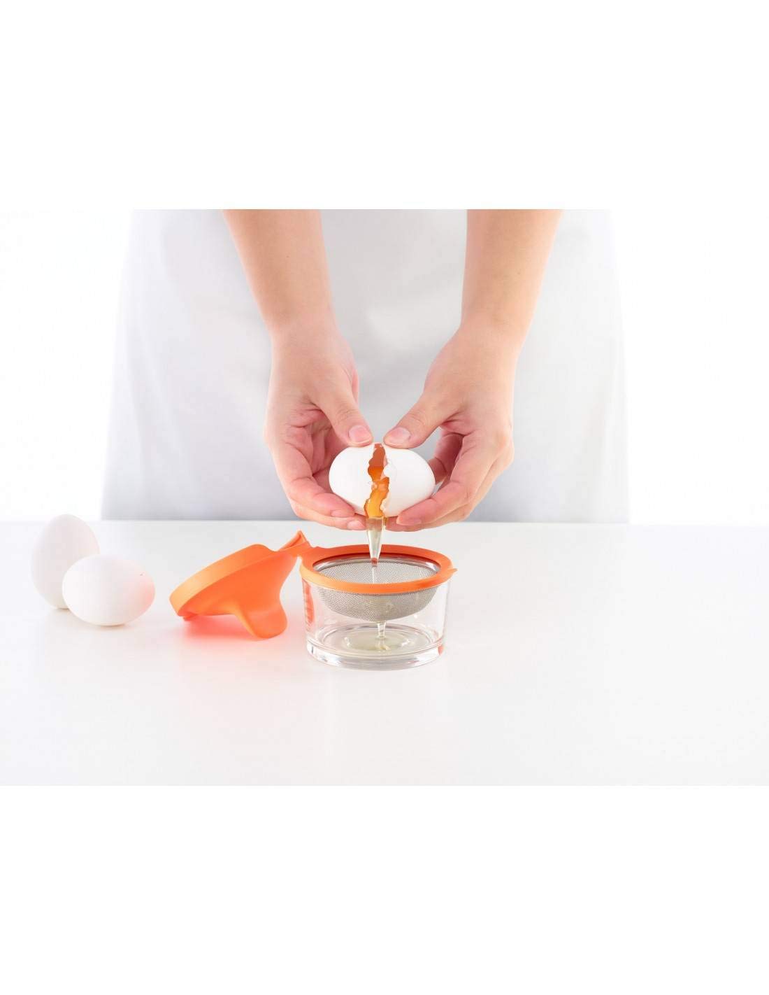 Lekue Poached Egg Maker/Poached Egg Cooker Set of 2, Orange