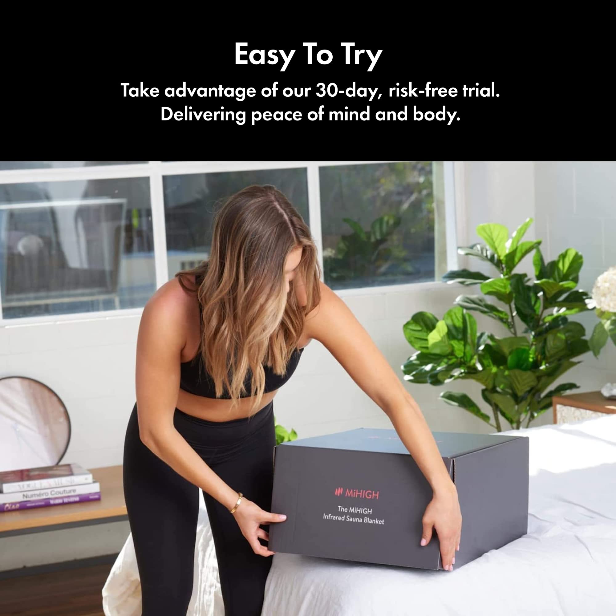 MiHIGH - Infrared Portable Sauna Blanket for Exercise Recovery, Detoxification and General Wellbeing, Used by Elite Athletes, Suitable for All