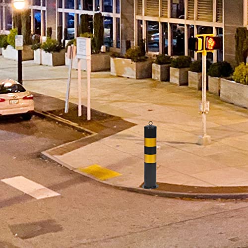 Security Post Barrier Parking Barrier Safety Bollard Post Traffic Road Safety Barrier Traffic Safety Delineator Street Stanchions for Parking Lot Road Marker