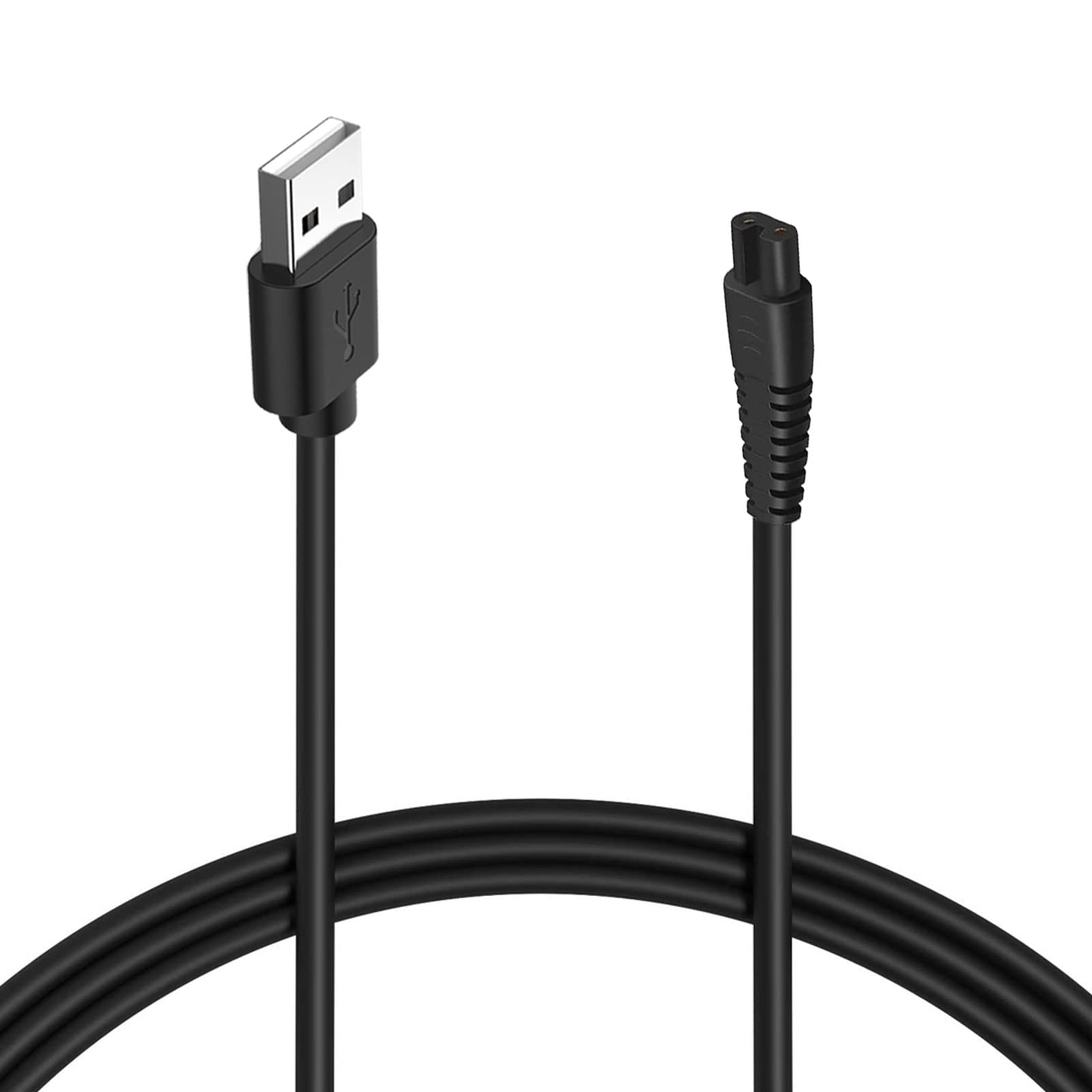 MEROM USB Charger Cord Compatible with Hatteker Hair Clipper Beard Trimmer Grooming RFC-588 RFC-598 RFC-692 for Men Cordless Razor Replacement Power Supply Cable