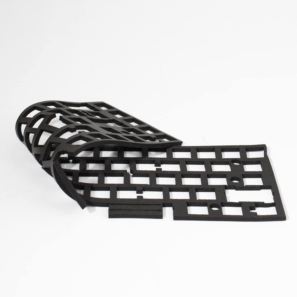 mintcaps 2 Pieces Set of Keyboard Sound Dampening Foam 68 Layout Silencer Pad Gasket EVA Foam Keyboard Switches Dampener Foam Pad for Mechanical Keyboard