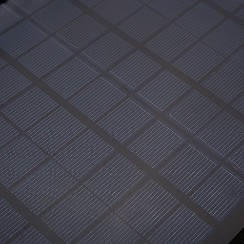 NUZAMAS Poartable 5.5W 18V Solar Panel Charger 2in1 Cigarette Lighter Plug & Alligator Clips for Car Battery Batteries Charging 12V Recharge Outdoor Camping