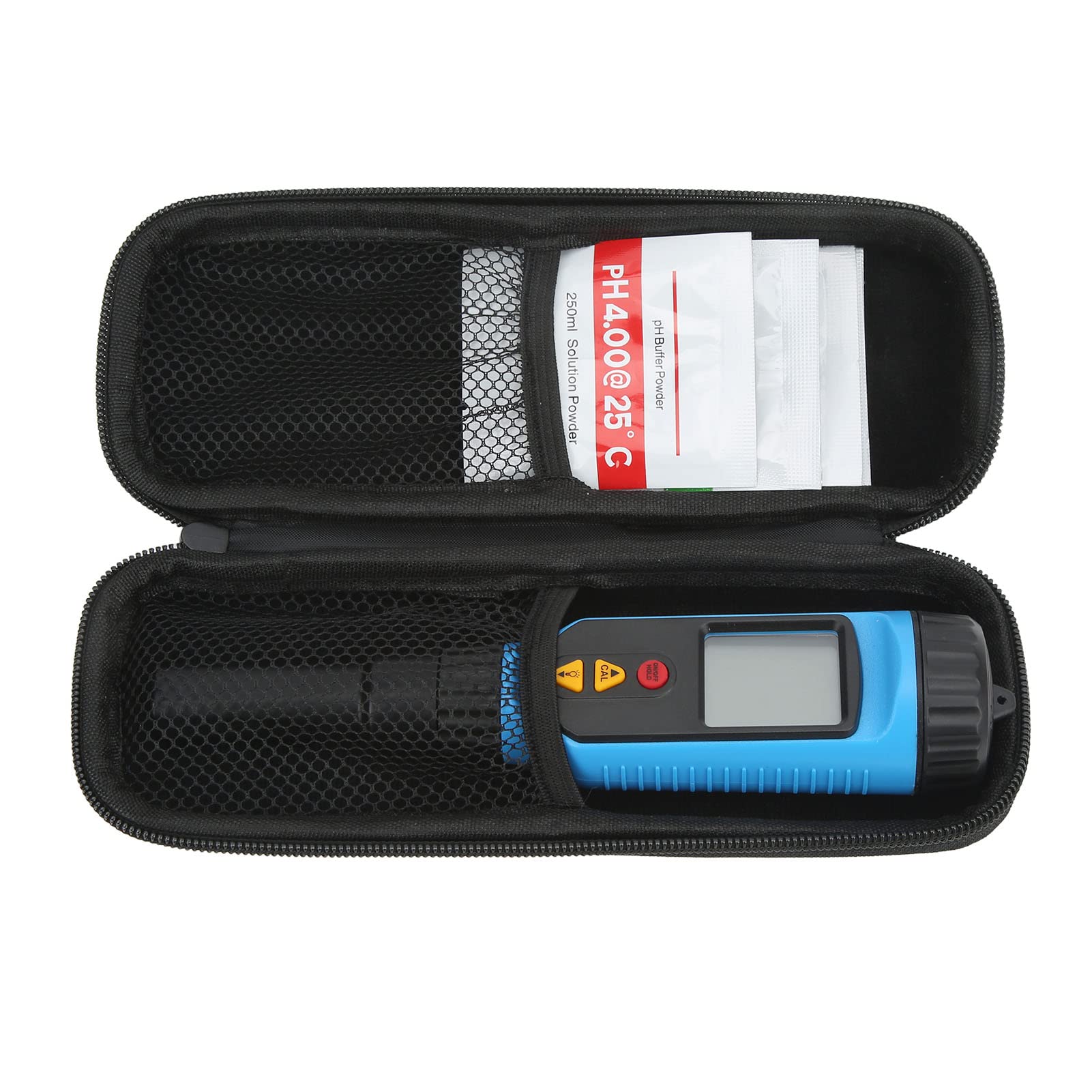 PH Tester Pen ABS High Accuracy PH Meter Pen with LCD Display for Bread Meat Fruit