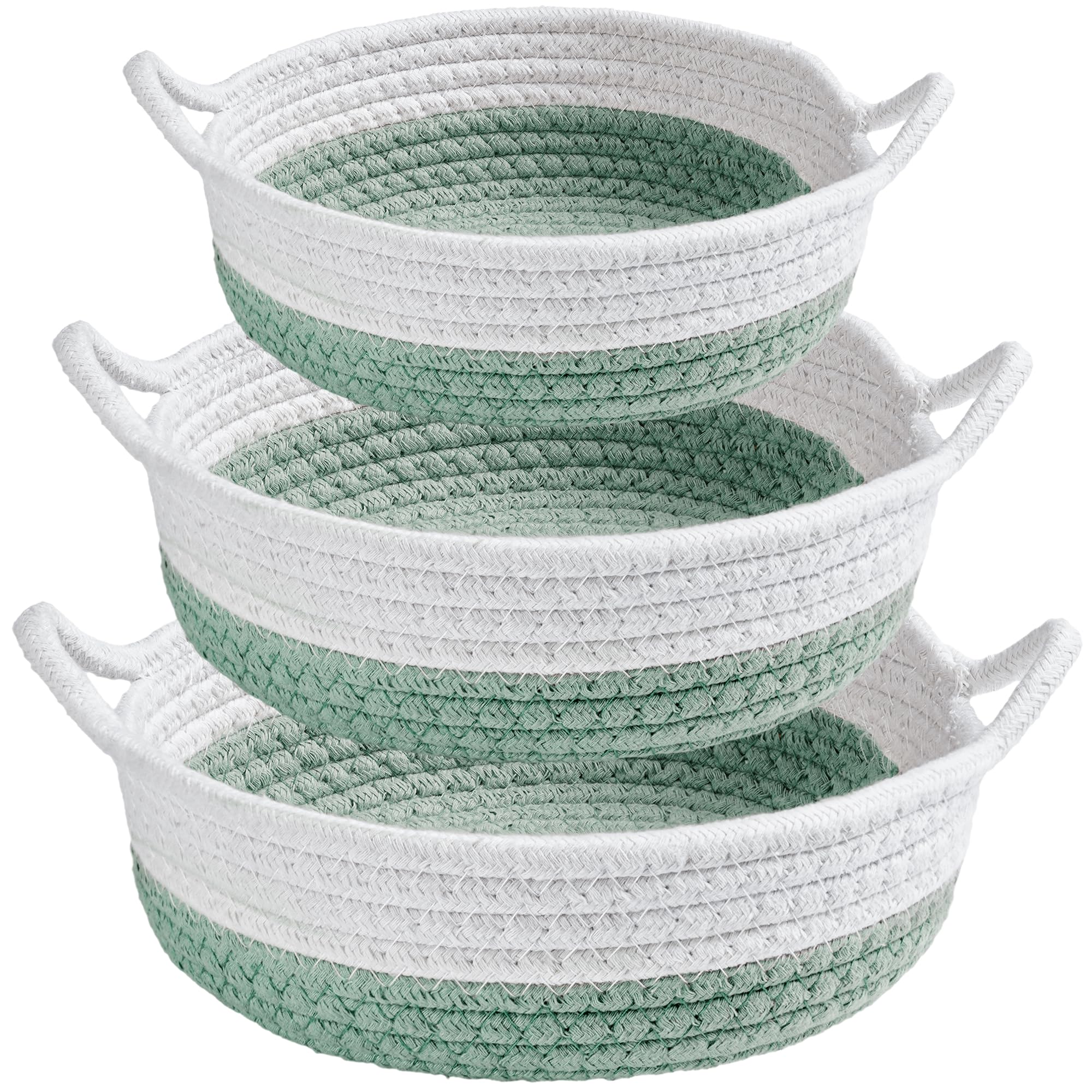 Small Woven Gift Basket Baskets for Gifts Empty Baskets for Organizing Small Storage Basket for Gifting Dog Toy Basket Bins for Toy Organizer-Grey&White