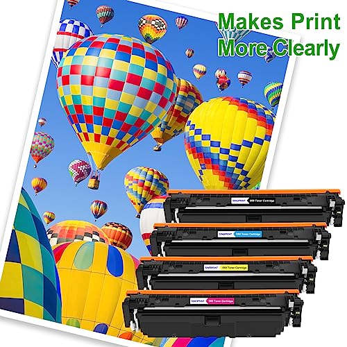 SINOPRINT 069 069H Toner Cartridge Replacement Compatible for Canon 069 for Canon imageCLASS MF753Cdw MF751Cdw LBP674Cdw Printer Ink(Black Cyan Yellow Magenta 4-Pack)