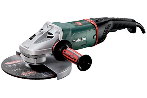 Metabo - 9" Angle Grinder - 6, 600 Rpm - 15.0 Amp W/Lock-On Trigger (606467420 24-230 MVT), Professional Angle Grinders