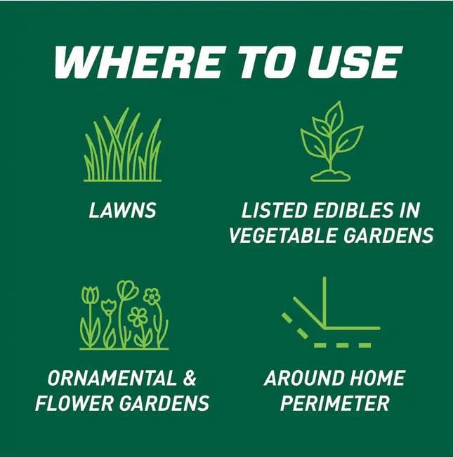 Ortho Bug B Gon Insect Killer for Lawns3. - Kills Ants, Fleas, Ticks, Chinch Bugs, Mole Crickets and Cutworms - Use on Lawns, Ornamentals and Home Perimeter, 10 LB