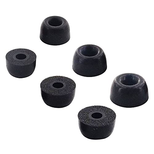 TENNMAK Memory Foam Eartips Replacement for Soundcore by Anker Life A2 / Air 2 / Air 2 Pro & Life P2 / P2 Mini / P3 / P3i & Liberty 4 Wireless Earbuds Earpad Ear Tip