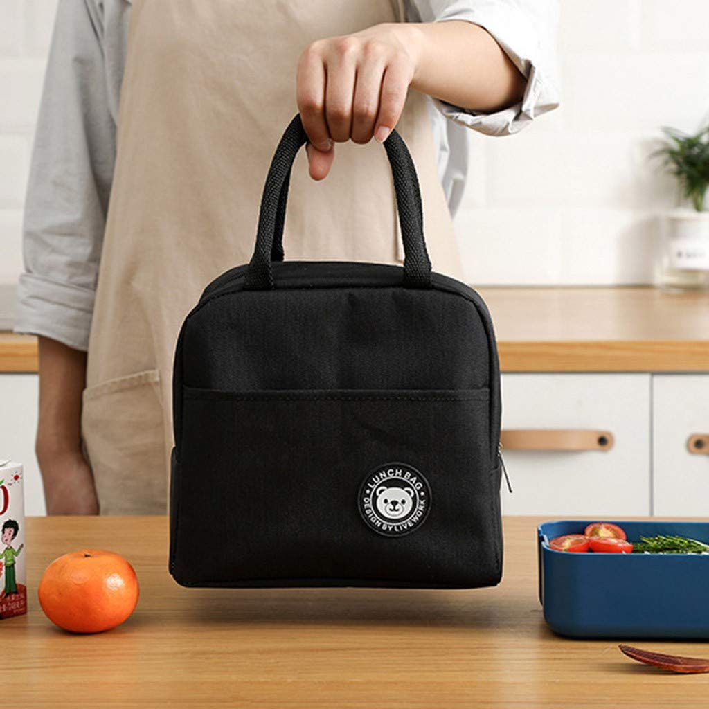 Lunch Bag Women, Insulated Picnic Cartoon Carry Case Thermal Portable Cold Lunch Bag Bento Bag