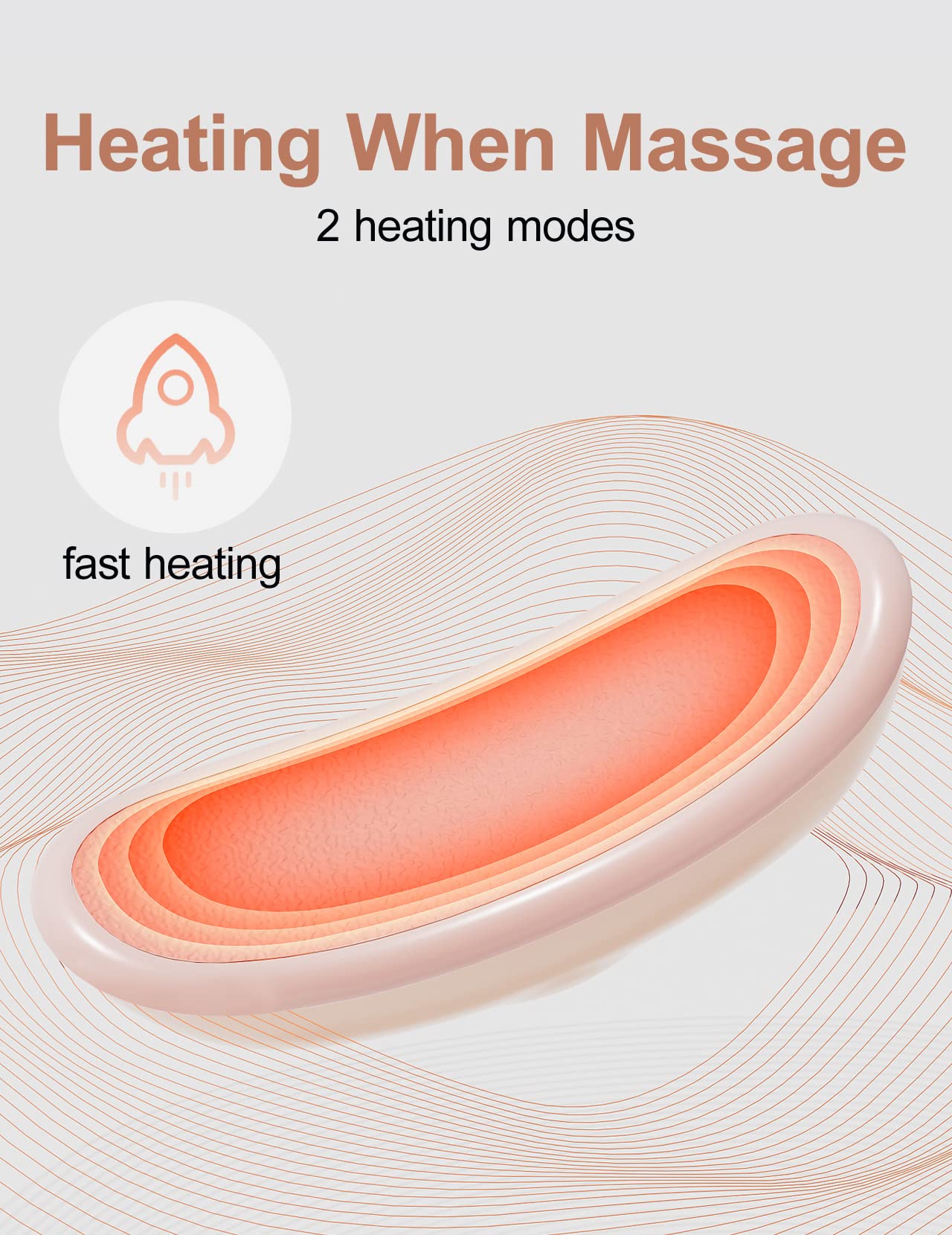NCVI Warming Lactation Massager, 2-in-1 Breast Massager for Breastfeeding, Lactation Massager for Clogged Ducts, Engorgement, Heat & Vibration for Improved Milk Flow, Nursing Essentials 2 Pack