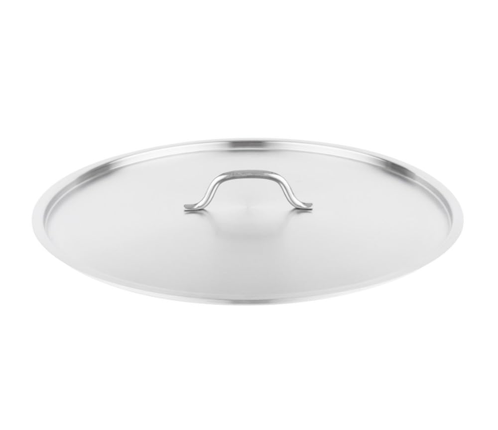 Soro Essentials- Stainless Steel Stock Pot Lid 19-11/16" Diameter x 1-19/64" Height- Fits 80 and 100 qt. Stock Pot Multipurpose Cooking Stock Pot Cover for Boiling Soup Stew Pot Lid Cookware