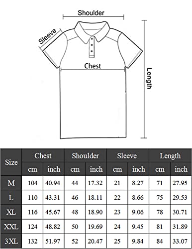 GHYUGR Men's Polo Shirts Short Sleeve Slim Fit Polo Casual Plaid Splice T-Shirts,Black 4,M