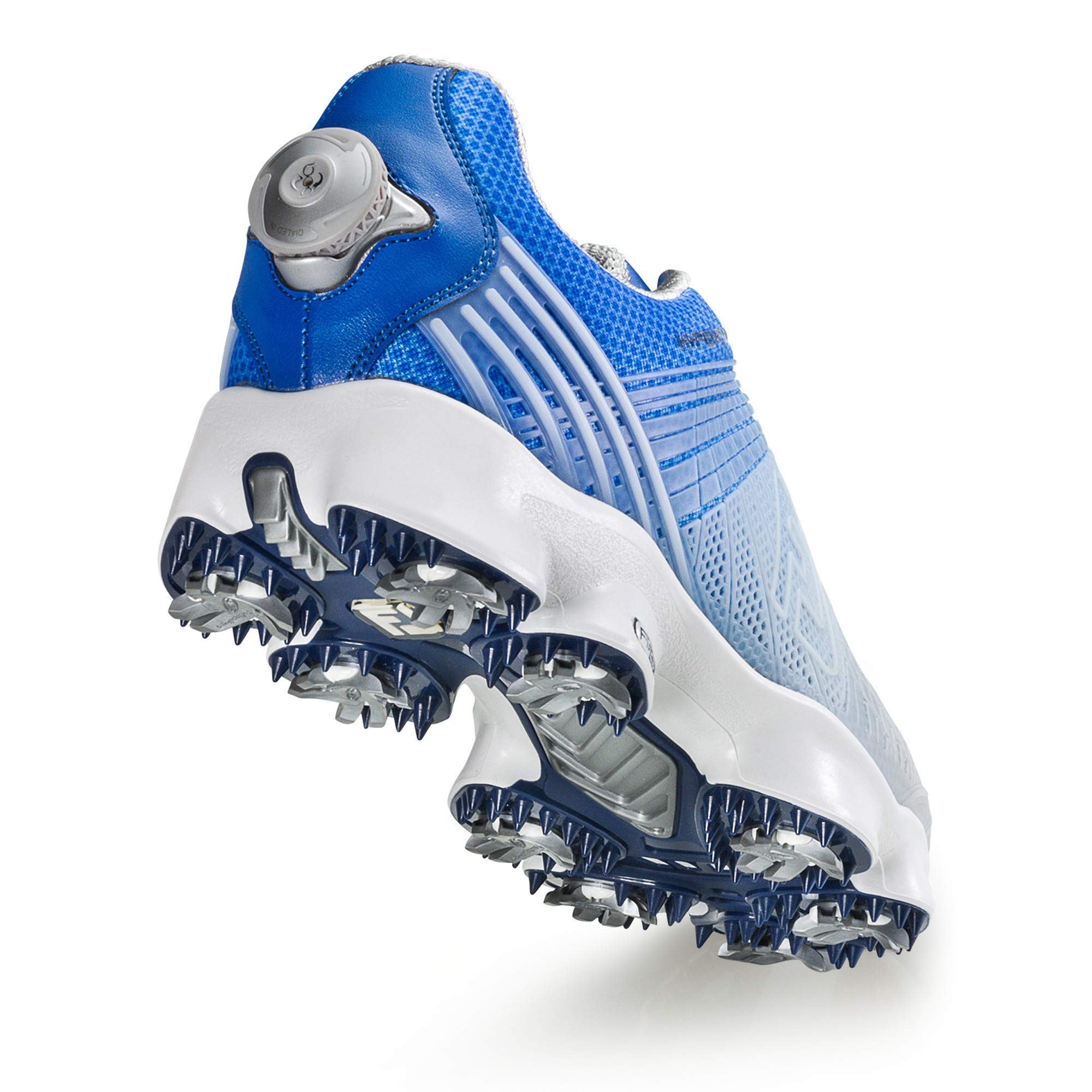 FootJoy Men's Hyperflex II Boa-Previous Season Style Golf Shoes Silver 9.5 M Blue, US