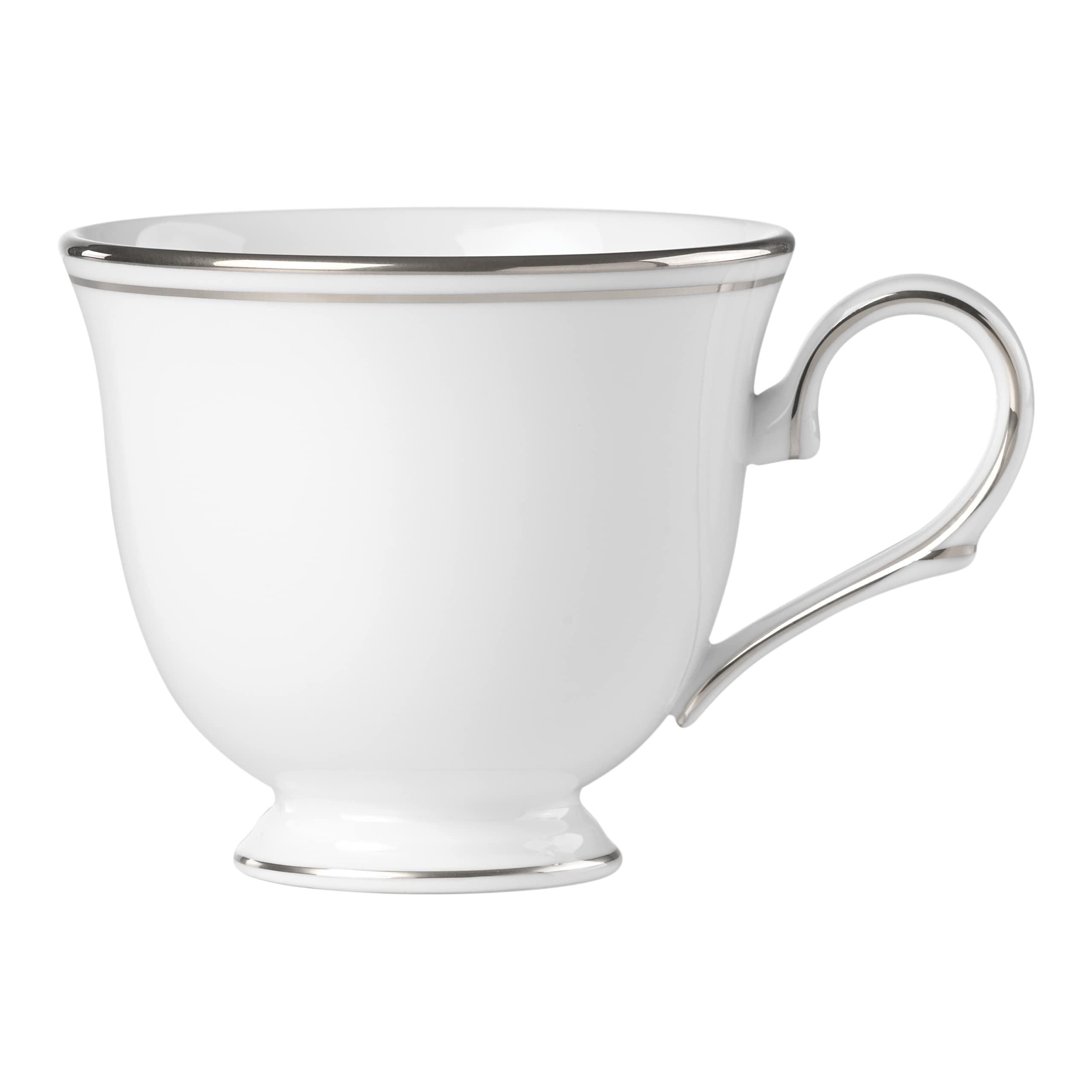 Lenox Federal Platinum Teacup, Cup, White, 6 Ounces