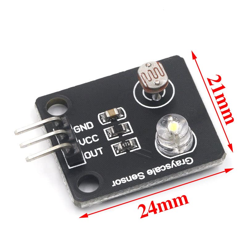 Photosensitive Resistor Light Sensor Analog Grayscale Sensor Electronic Board Line Finder Tracking Module for Arduino DIY Kit