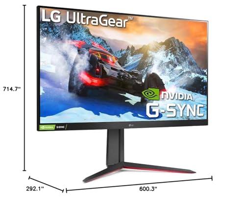 LG 32GN63T-B 32'' Ultragear QHD 165Hz HDR10 Monitor with NVIDIA G-SYNC Compatibility and AMD FreeSync Premium (Renewed)