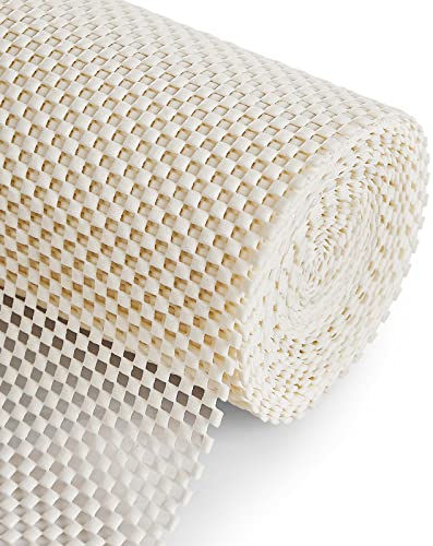 Veken Shelf Liner for Kitchen Cabinets, 12 in x 20 Ft Drawer Liners Non Adhesive, Non Slip Kitchen Cupboard Liner, Easy Install Storage Mat