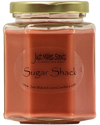 Sugar Shack (Maple, Bourbon & Gunpowder) Blended Soy Candle by Just Makes Scents
