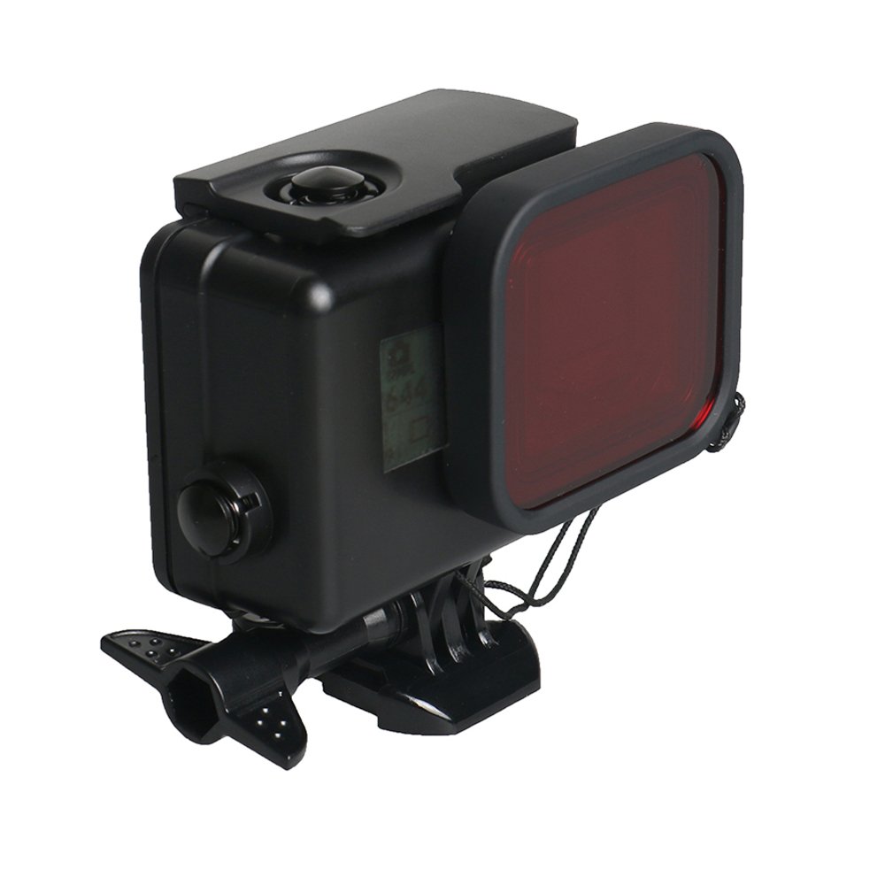 for Gopro Hero 7 Black Waterproof Housing Case, Underwater Protective Diving Case Shell 45M with Bracket for Hero 6 5 2018 Action Sports Camera