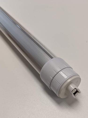 Plan Hoot (4 Pack) - R17D HO T8 T12 Double Sided Fluorescents Replacement 6500K LED TUBE LIGHTS (F36 (33.8 Inches)), Silver