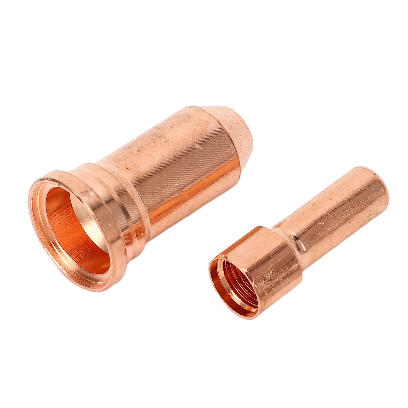 Nozzle Electrode Kit, Plasma Cutter Torch Electrode Copper 10Pcs for Replacement
