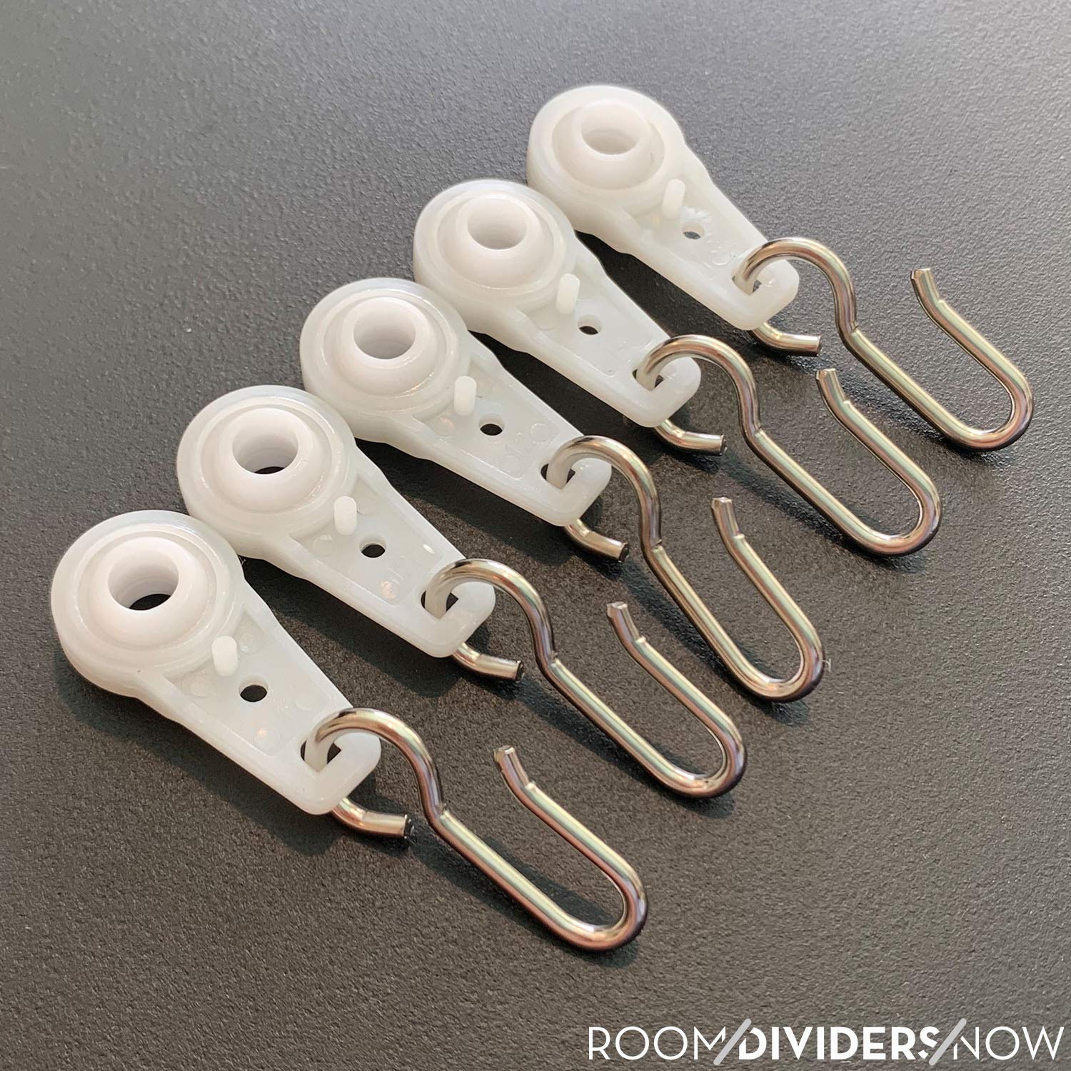 Room/Dividers/Now Wall-Mounted Track Roller Hooks (1 Pack of 20), Curtain Track Hooks