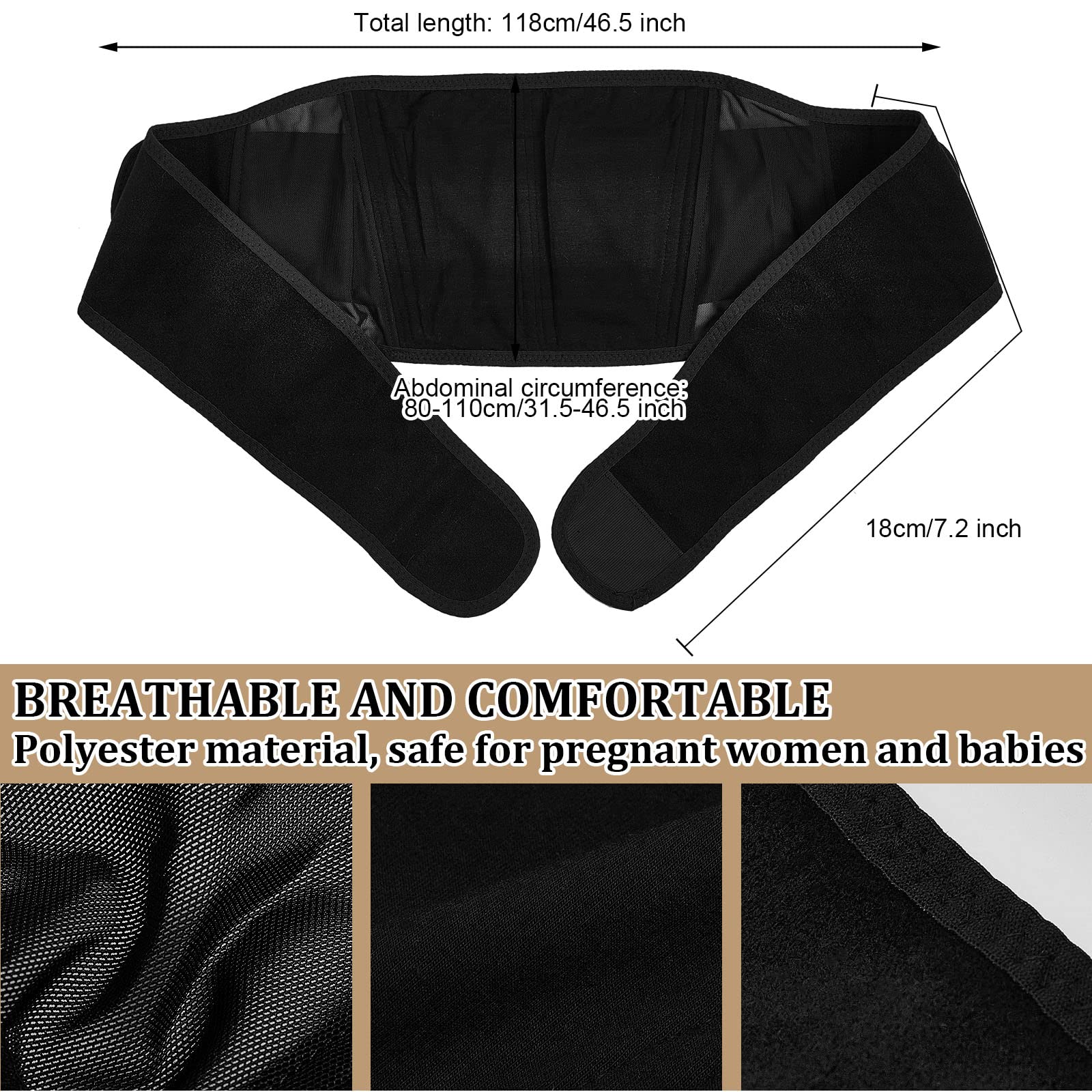 Pregnancy Pillows for Sleeping Wedge Soft Pregnancy Body Pillow Adjustable Maternity Pillow Belt Pregnancy Belly Bands for Pregnant Women for Belly, Back, Hips, Legs, Side Sleeping (Checked)
